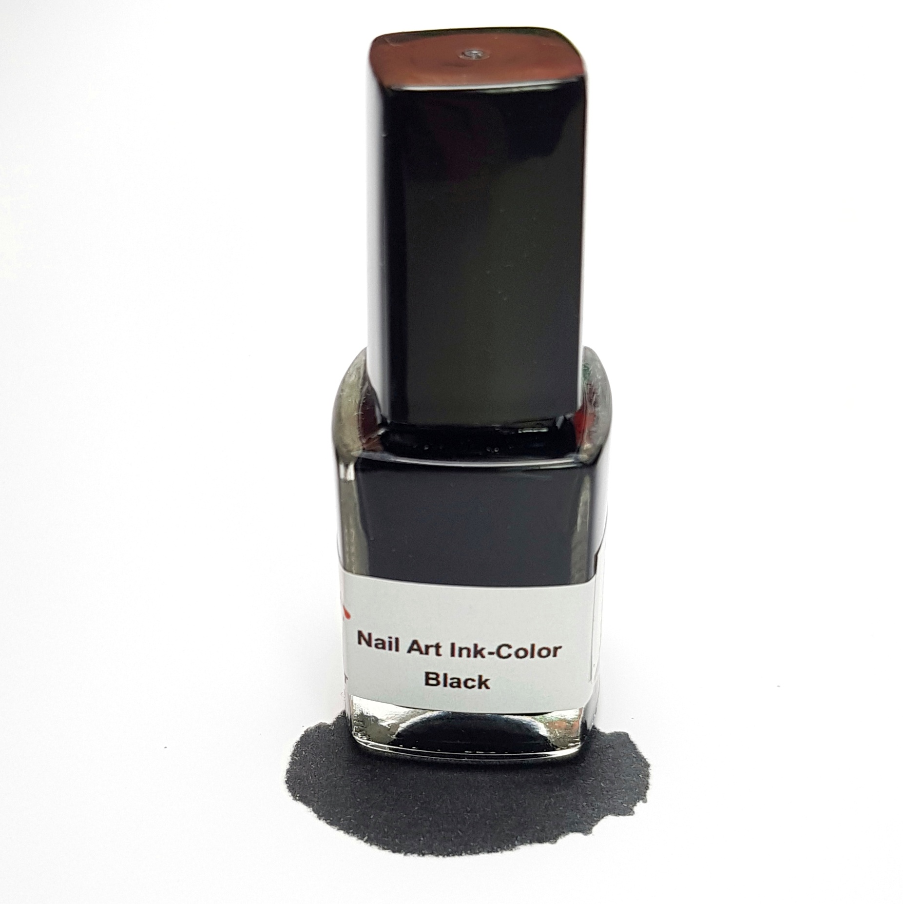 www.nailcontact.com - Nail Art Ink-Color Black, 12 ml
