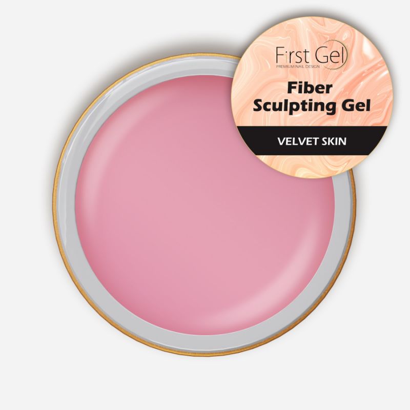 www.nailcontact.com - Fiber Sculpting Gel Velvet Skin 15g